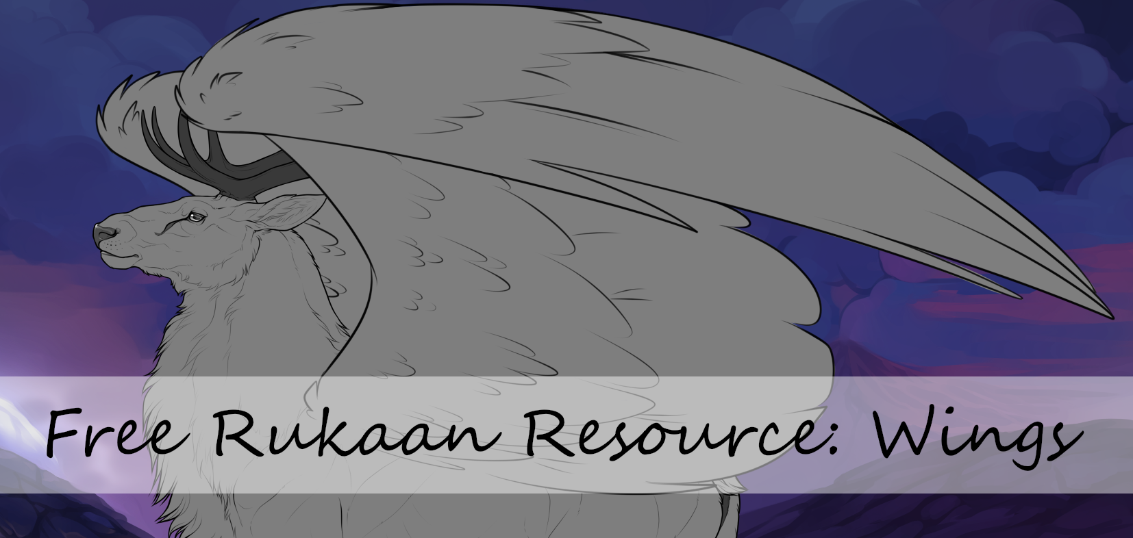 Rukaan Resource: Wings by ShadowMagpie on DeviantArt