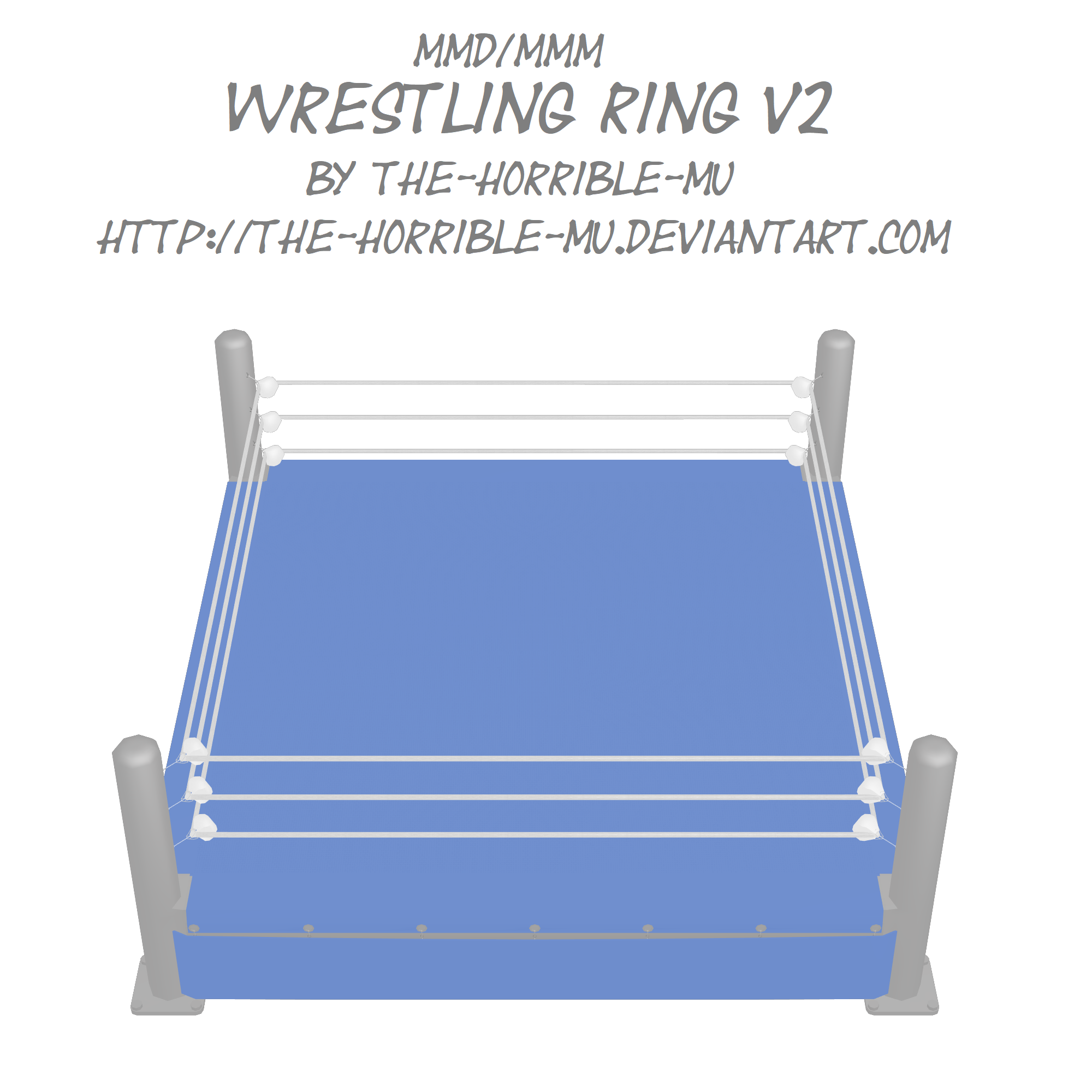 [MMD + MMM Download] Wrestling Ring V2 by The-Horrible-Mu on DeviantArt
