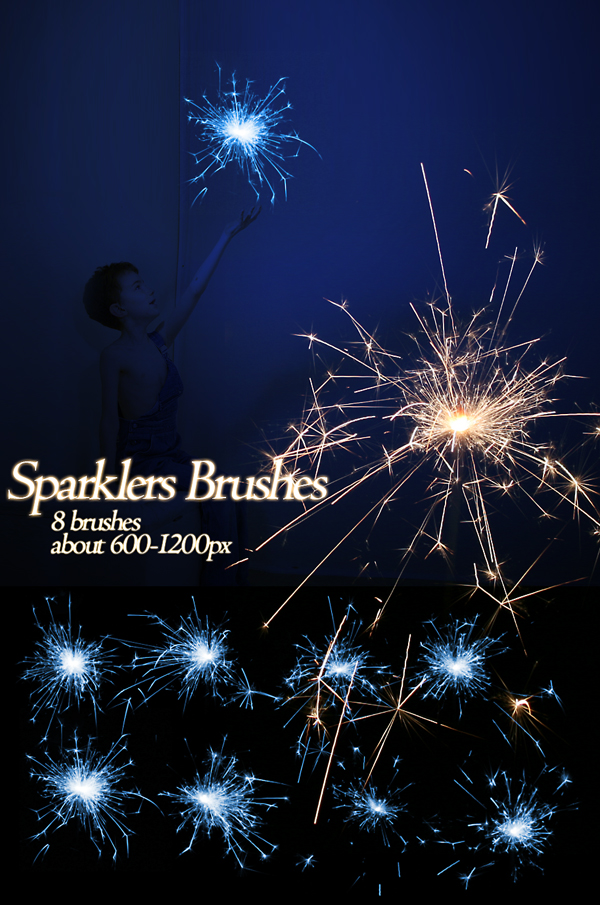Brushes: Sparklers by yourstock on DeviantArt