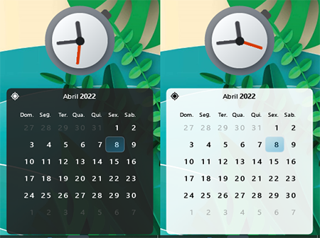 Fluent Design - Calendar Dark and Light Mode by wolvegetax on DeviantArt