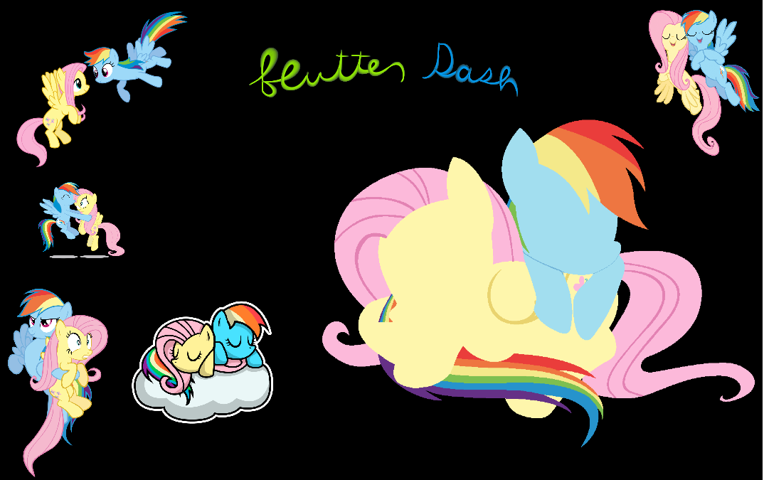 Flutterdash Wallpaper drawing session by BrohoofTheWorld on DeviantArt