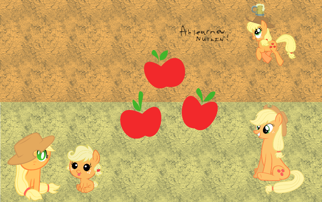 Applejack Wallpaper session by BrohoofTheWorld on DeviantArt