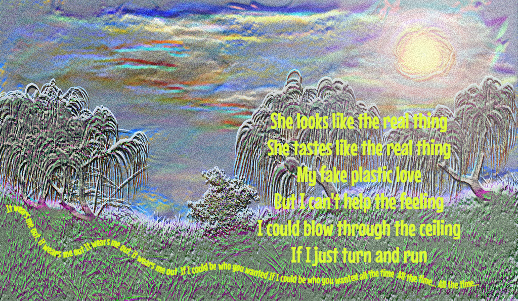 Fake Plastic Trees by RainbowSelfHelpCafe on DeviantArt