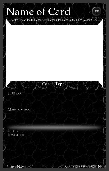 Tactical Sorcery TCG Template by ShadowKyogre on DeviantArt