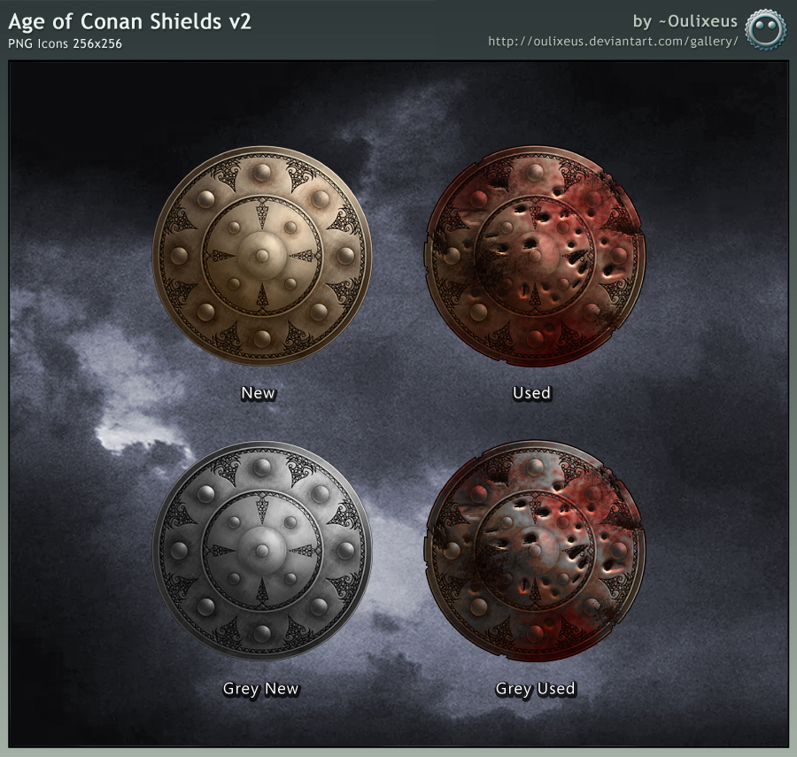 Age of Conan Shields v2 by Oulixeus on DeviantArt