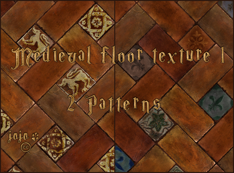 Medieval floor texture 1 (patterns) by jojo-ojoj on DeviantArt