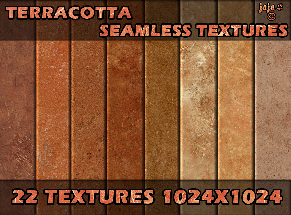 Terracotta seamless textures by jojo-ojoj on DeviantArt