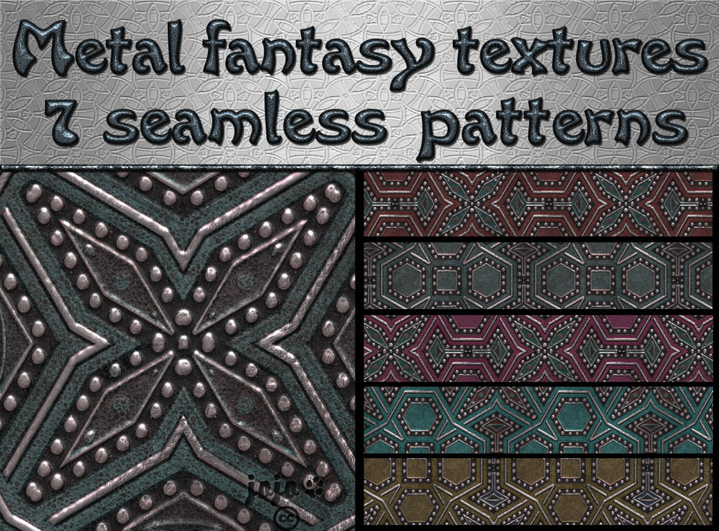 Metal fantasy textures by jojo-ojoj on DeviantArt