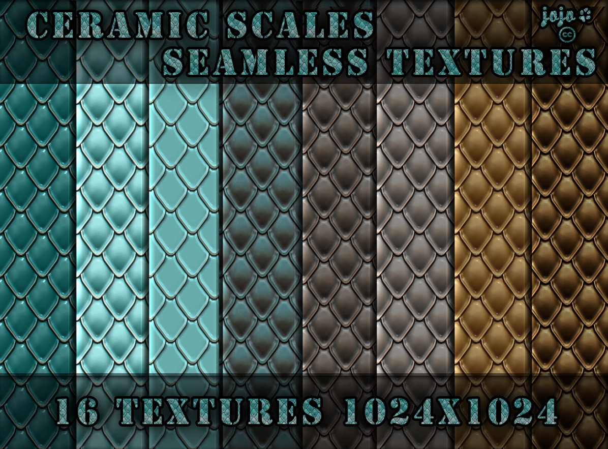 Ceramic scales seamless textures by jojo-ojoj on DeviantArt