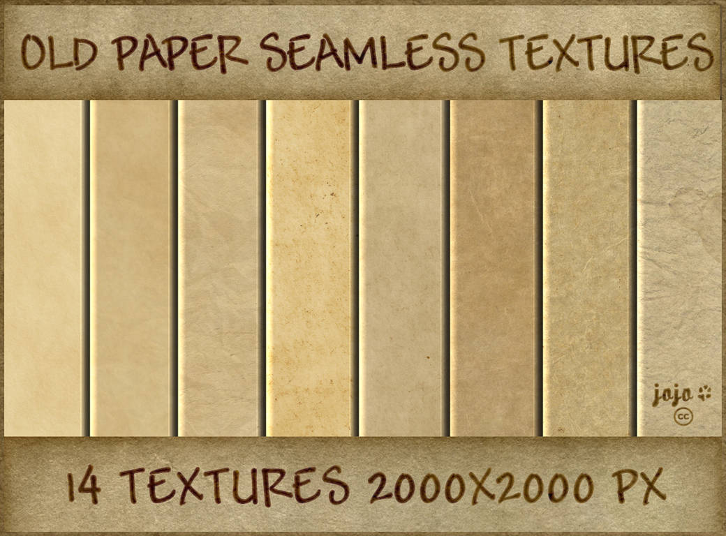 Old paper seamless textures by jojo-ojoj on DeviantArt