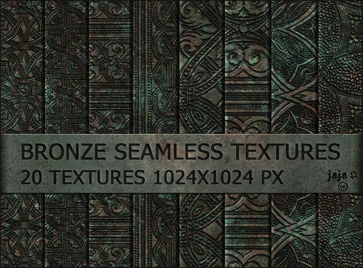 Bronze seamless textures by jojo-ojoj on DeviantArt