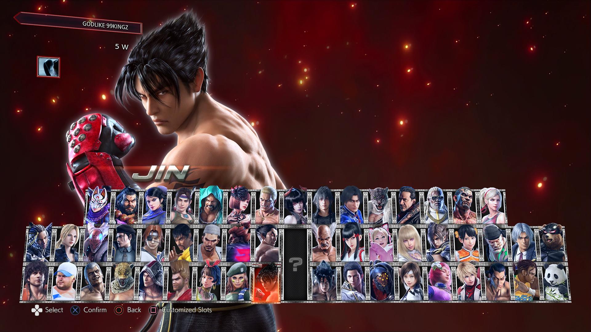 Tekken 7 - Vanilla Select Screen Movie by GODLIKE99KINGZ on DeviantArt