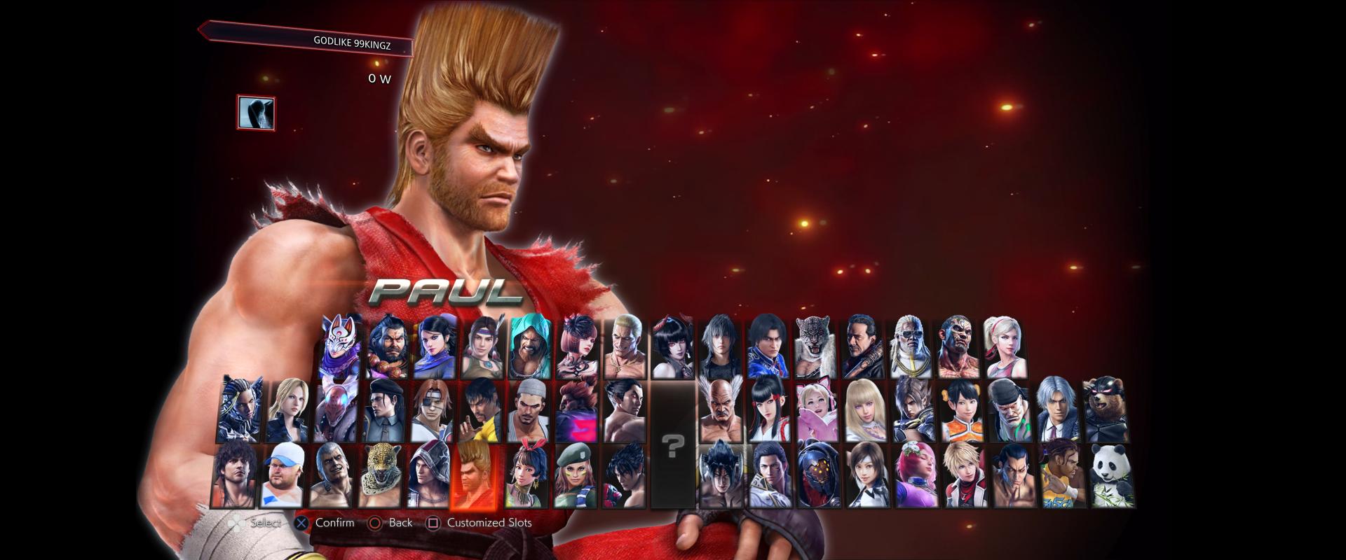 Tekken 7 - Vanilla Select Screen Ultrawide Movie by GODLIKE99KINGZ on ...