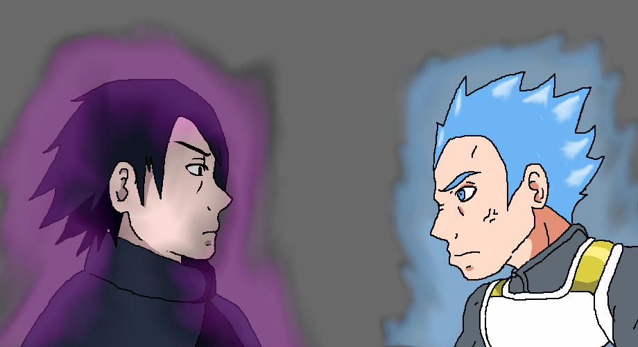 Vegeta vs Sasuke by GhostShadow3 on DeviantArt