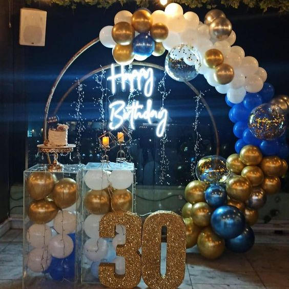 Birthday Balloon Decoration NI by layagift on DeviantArt
