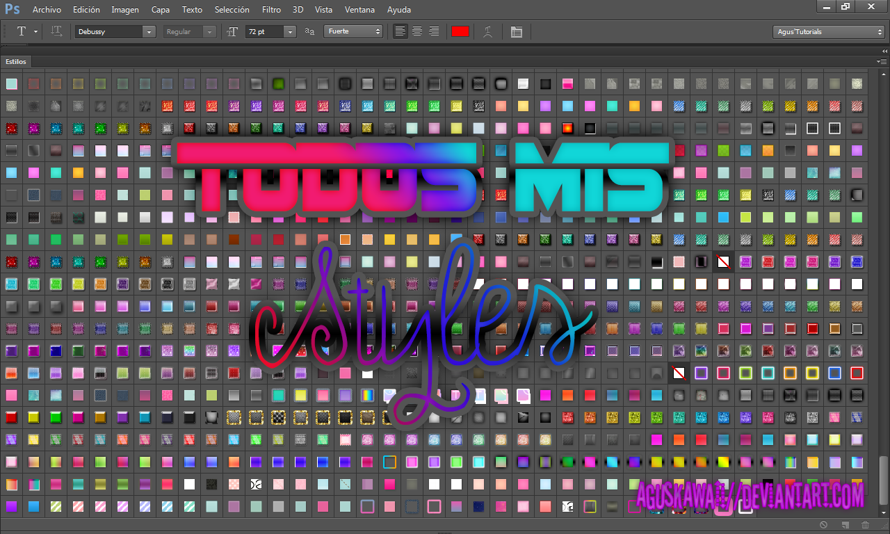 +Mega Pack Todos Mis Styles by Agus-Kawaii on DeviantArt