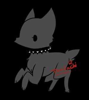 Spiked Collar//10 Pons//Wolfy-The-Bat-Derp by GrimWim on DeviantArt