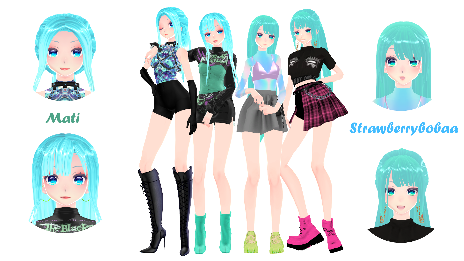 (TDA MODELS) Miku Pack collab w/ StrawberryBobaa by MikuMati on DeviantArt