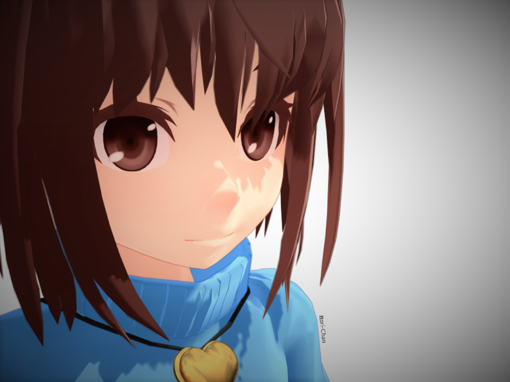 Frisk MMD Wallpaper by Itori-chan23 on DeviantArt