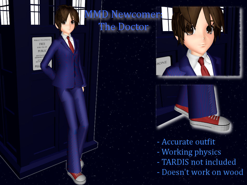 MMD Newcomer: The Doctor by LearnMMD on DeviantArt