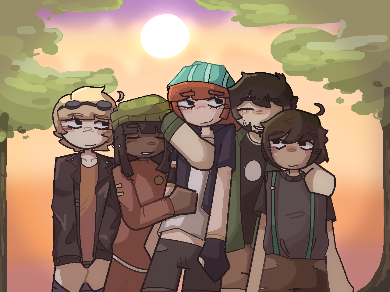 group hug! (mcsm and omori redraw) by zoraquile on DeviantArt