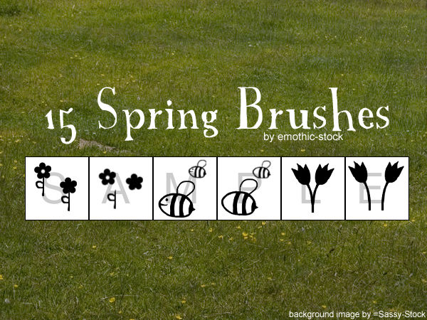 Spring Brushes by emothic-stock on DeviantArt