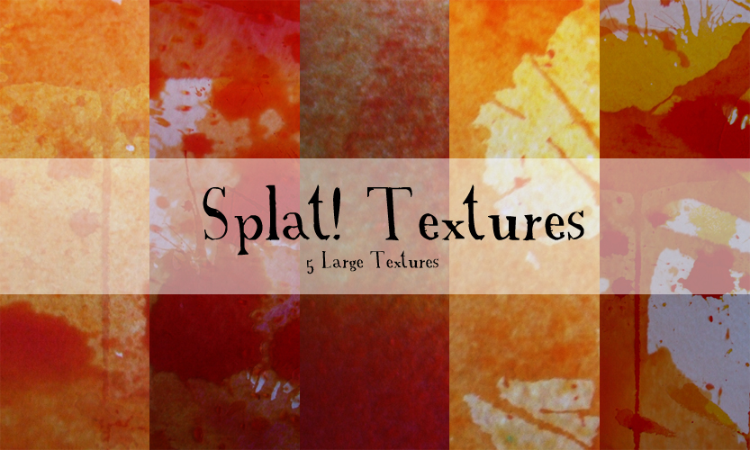 Splat Textures - Unrestricted by emothic-stock on DeviantArt