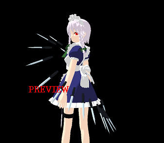 MMD Sakuya's knives by azxnkonsai on DeviantArt