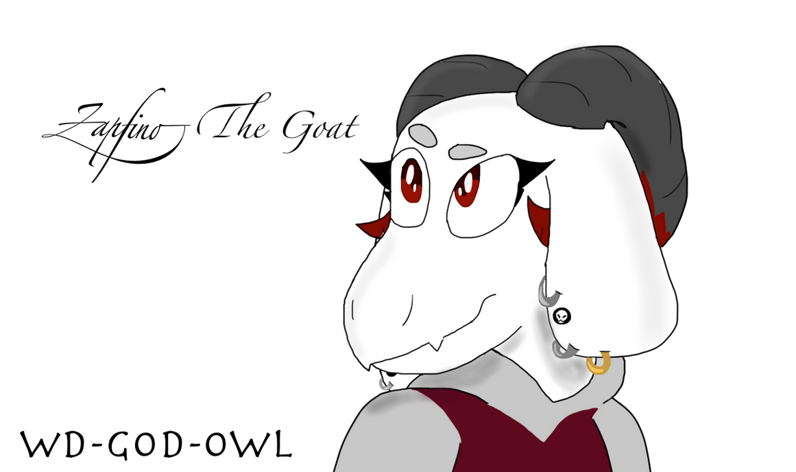 Zapfino the goat (undertale oc) by WD-DeathStar-Morty on DeviantArt