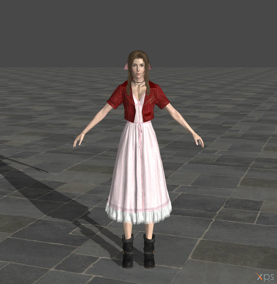 FF7R Aerith XNALara by DanteAce69 on DeviantArt