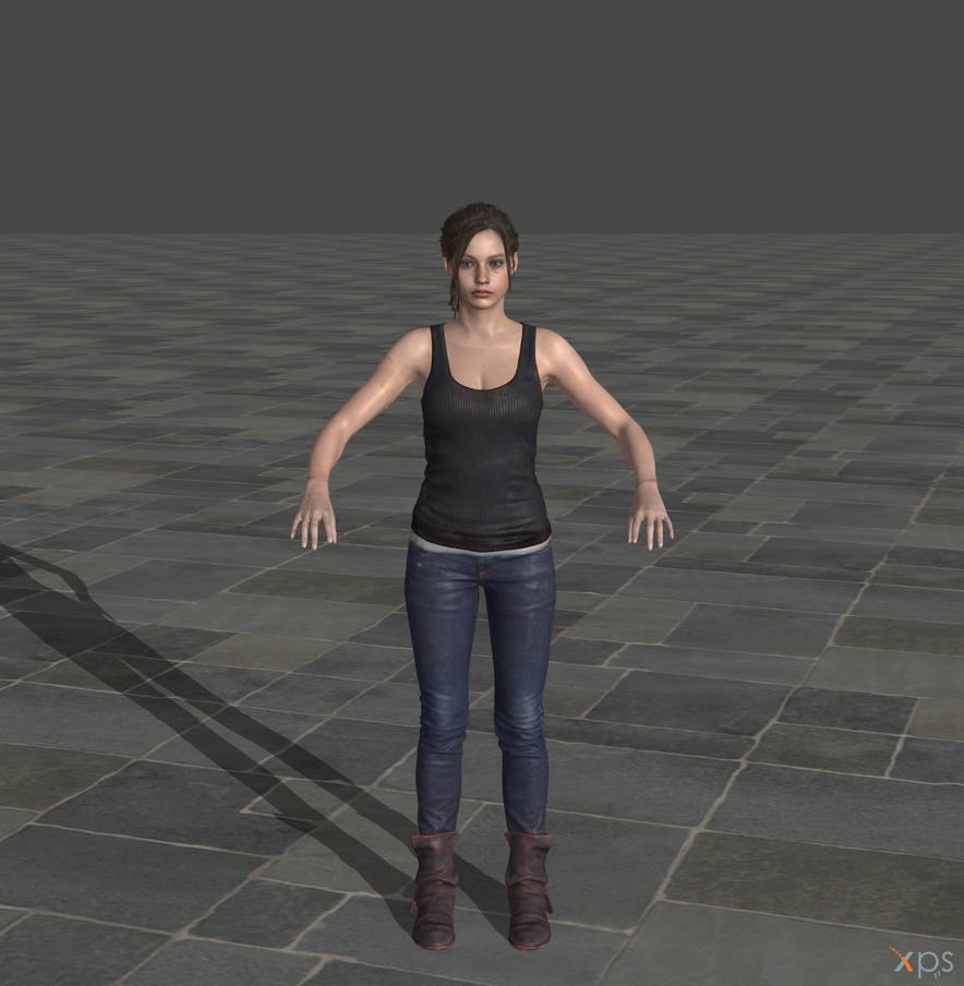 Claire no jacket XNALara by DanteAce69 on DeviantArt