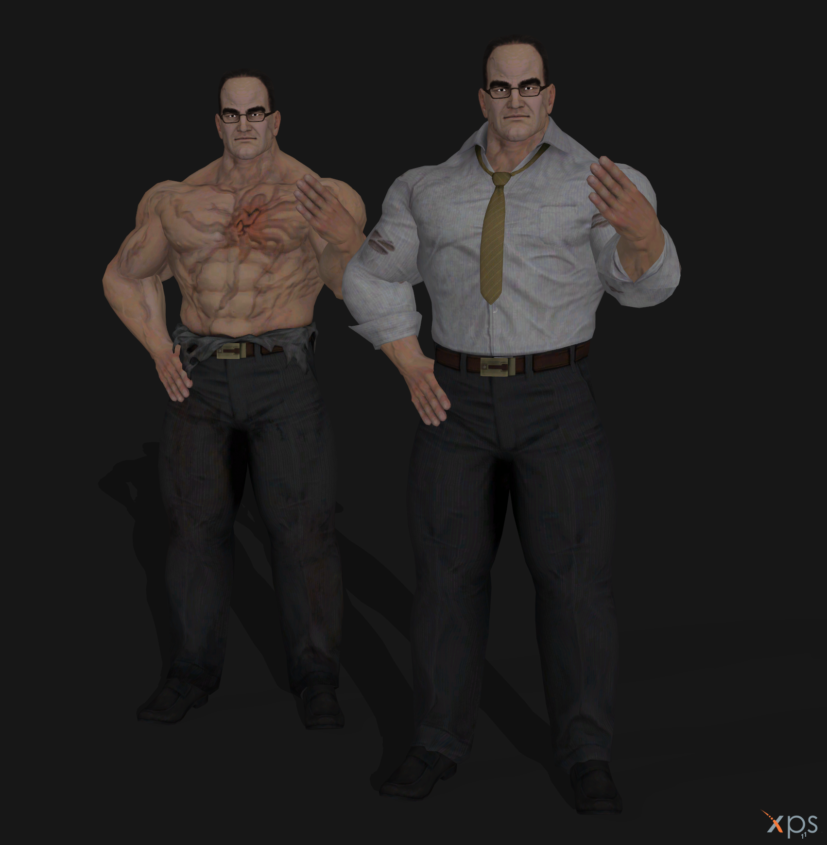 MGR Steven Armstrong XNALara by DanteAce69 on DeviantArt