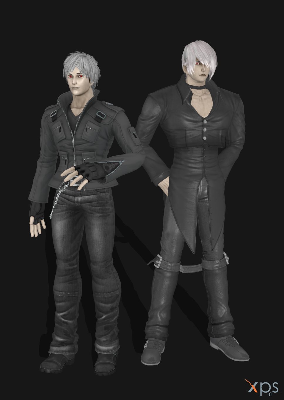 KOF XIV Element and Element Kyo XNALara by DanteAce69 on DeviantArt