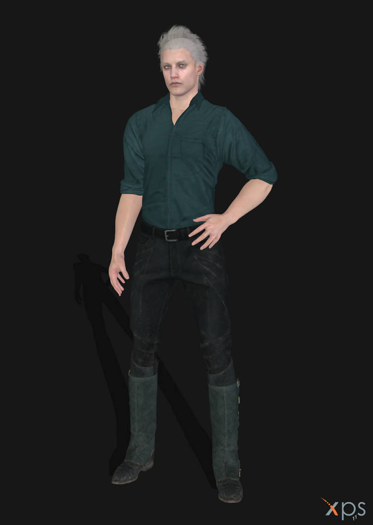 DMC5 Vergil Dress Shirt Updated XNALara by DanteAce69 on DeviantArt