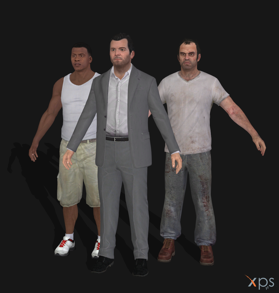 L4D2 GTA5 Protagonists XPS by DanteAce69 on DeviantArt
