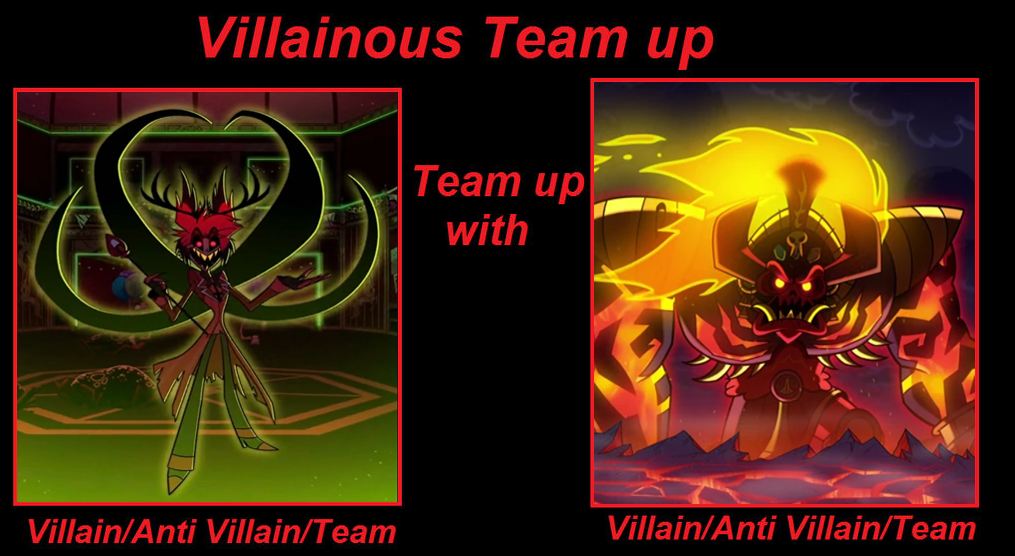 Villains Team-Up - Alastor and Ucumu by Mizonik24 on DeviantArt