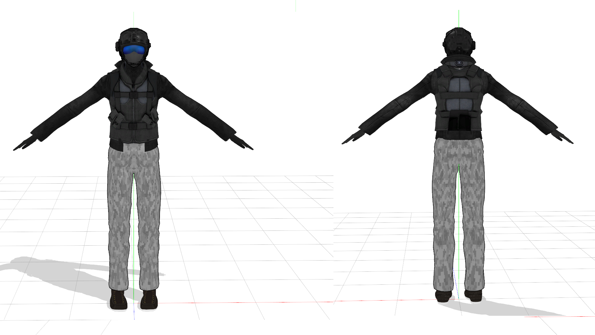 Soldier [mmd dl] by HypernIndustries on DeviantArt