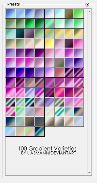 100 Gradient Varieties by Liasmani on DeviantArt