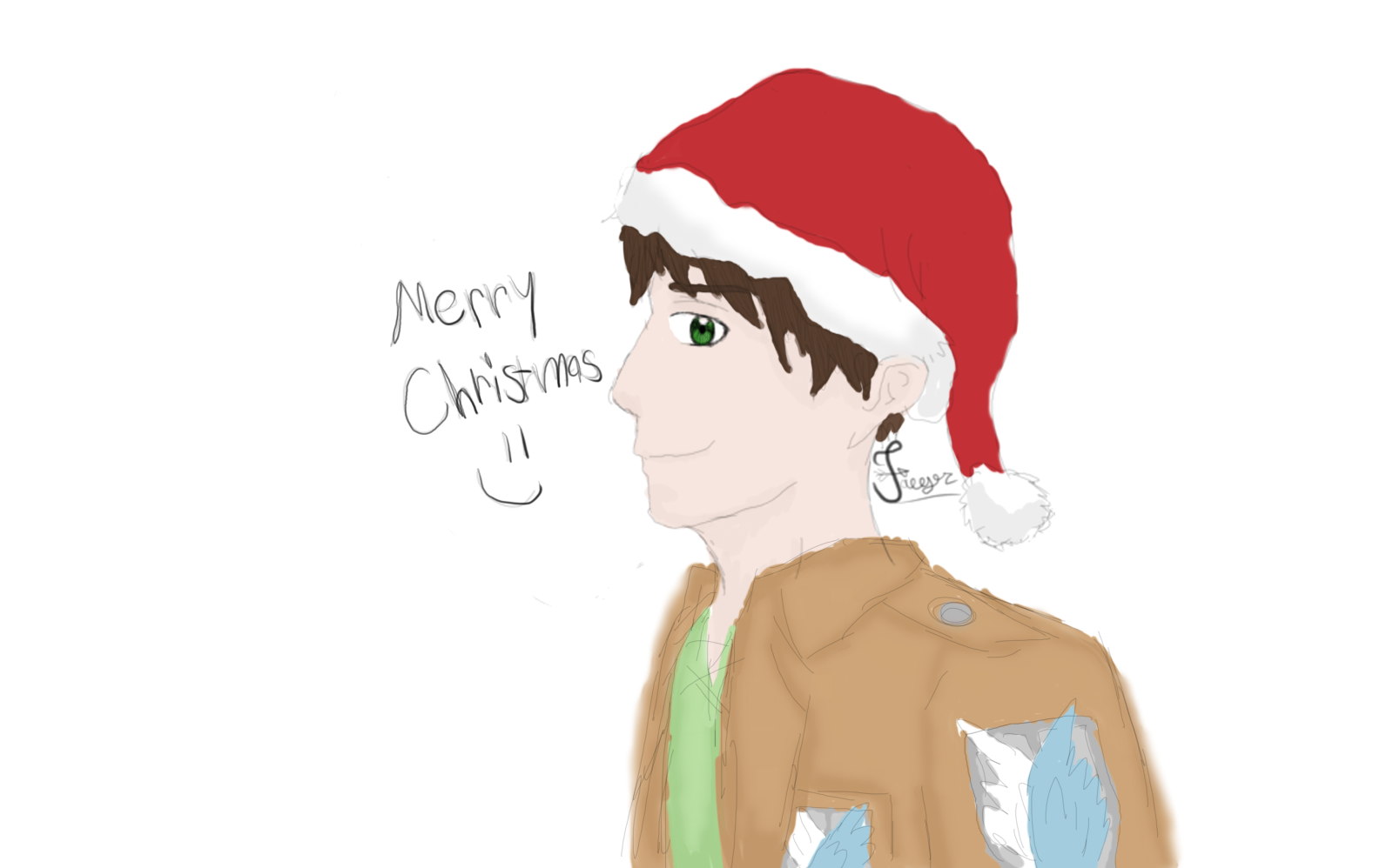 Christmas Eren by Jaeger-the-Great on DeviantArt