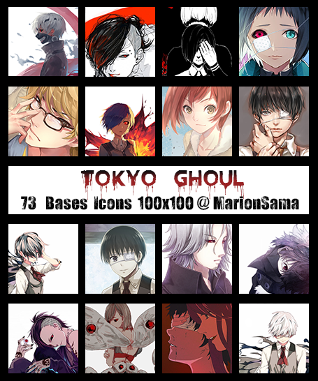 [BASES ICONS] Tokyo Ghoul by MarionSama on DeviantArt