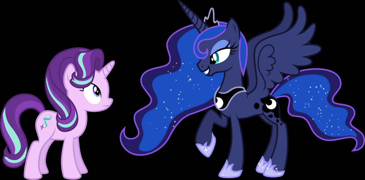 Princess Luna and Starlight Glimmer by Drakizora on DeviantArt
