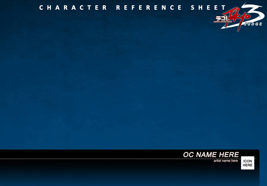 SDLT3 Judge RefSheet Template by ryuuenclone on DeviantArt