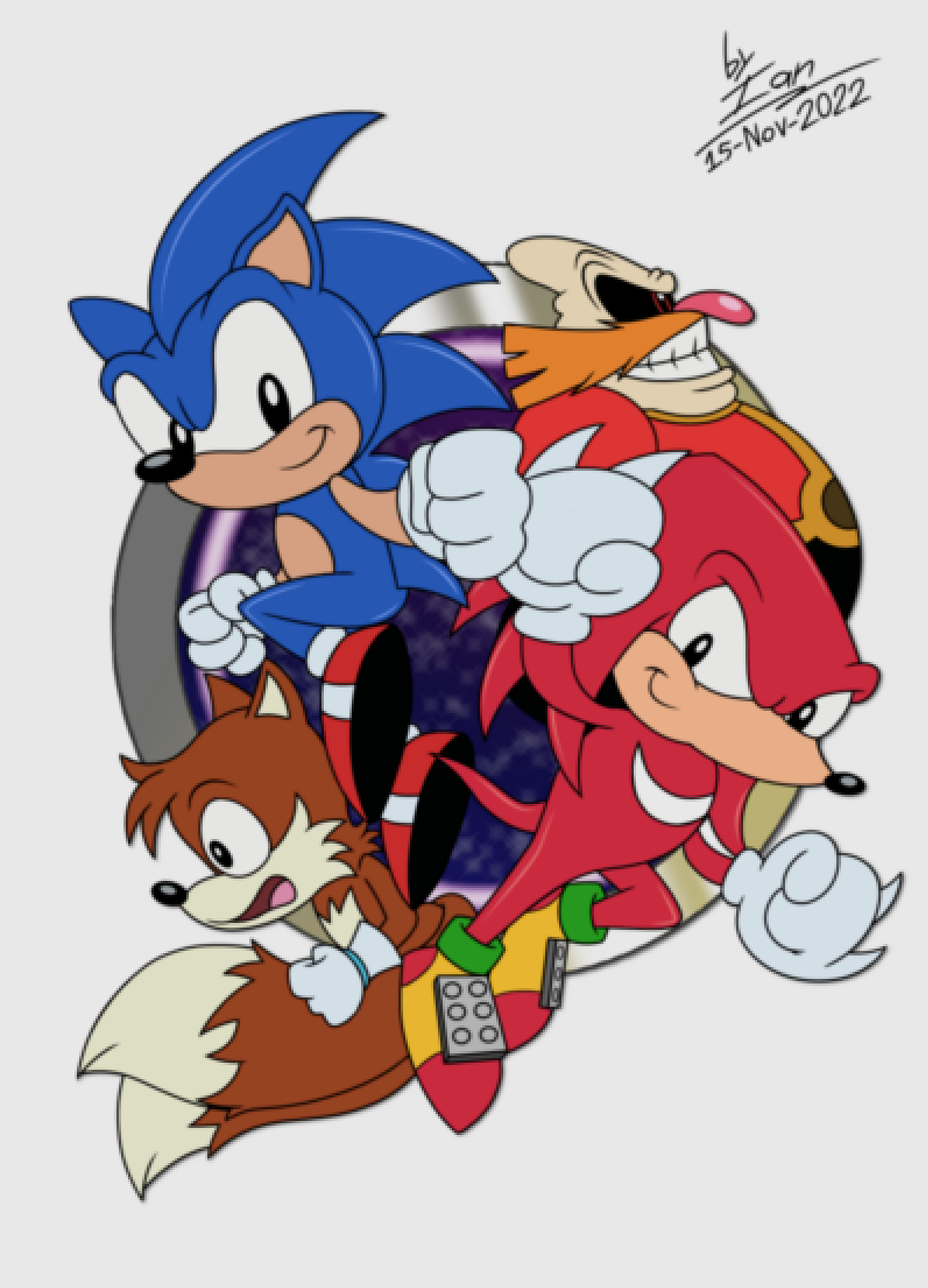 Sonic n Knuckles Collection Artwork in AoSTH Style by IanMcRacoon2000 ...