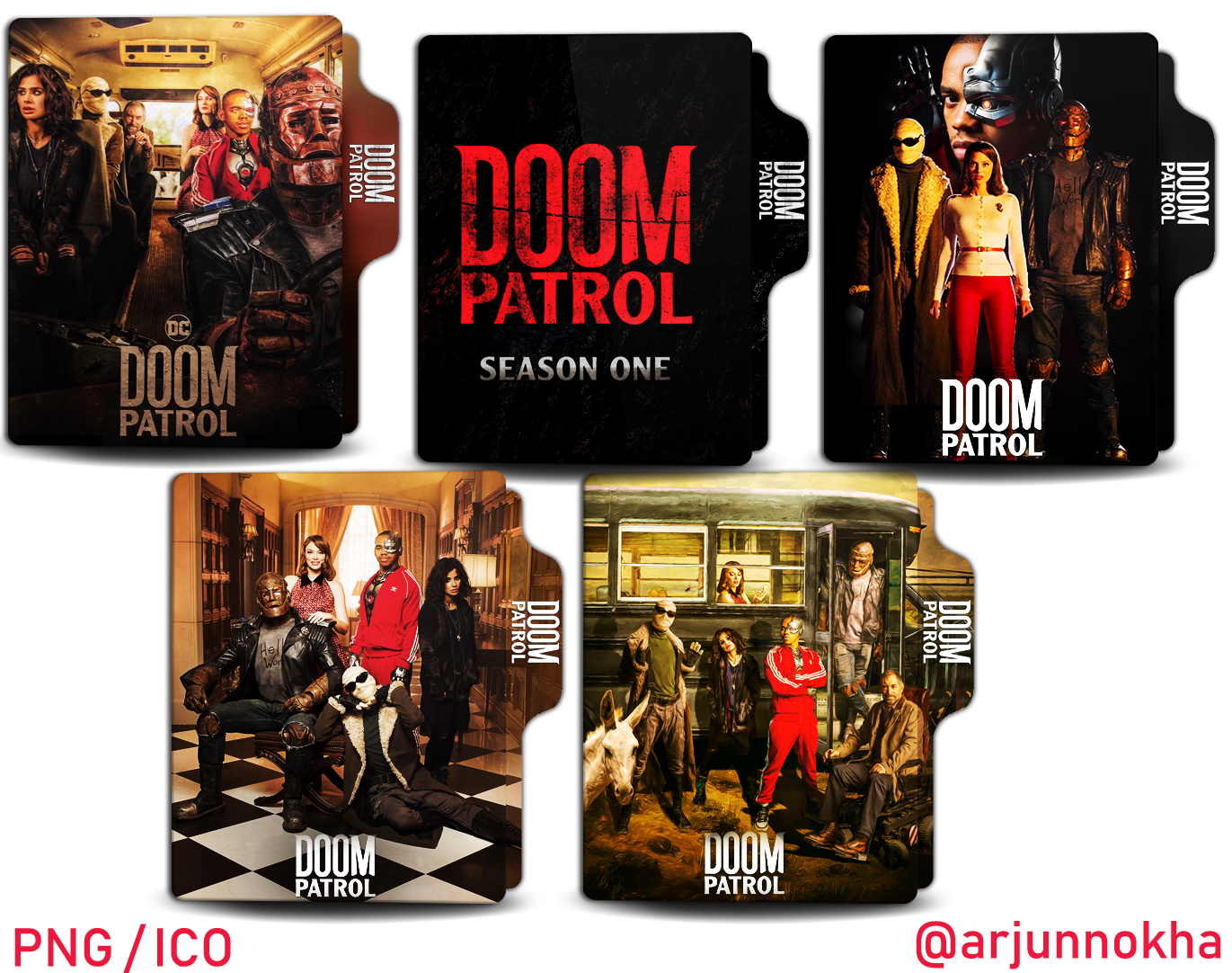 Doom Patrol (2019) V1 Folder Icon by arjunnokha on DeviantArt