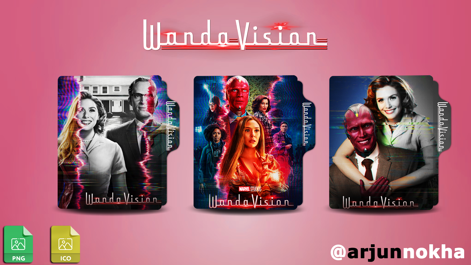 Marvel Studios WandaVision S01 Folder Icon by arjunnokha on DeviantArt