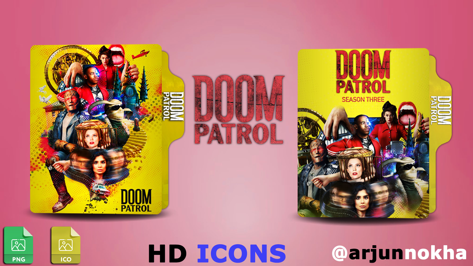 Doom Patrol S03 Folder Icons by arjunnokha on DeviantArt