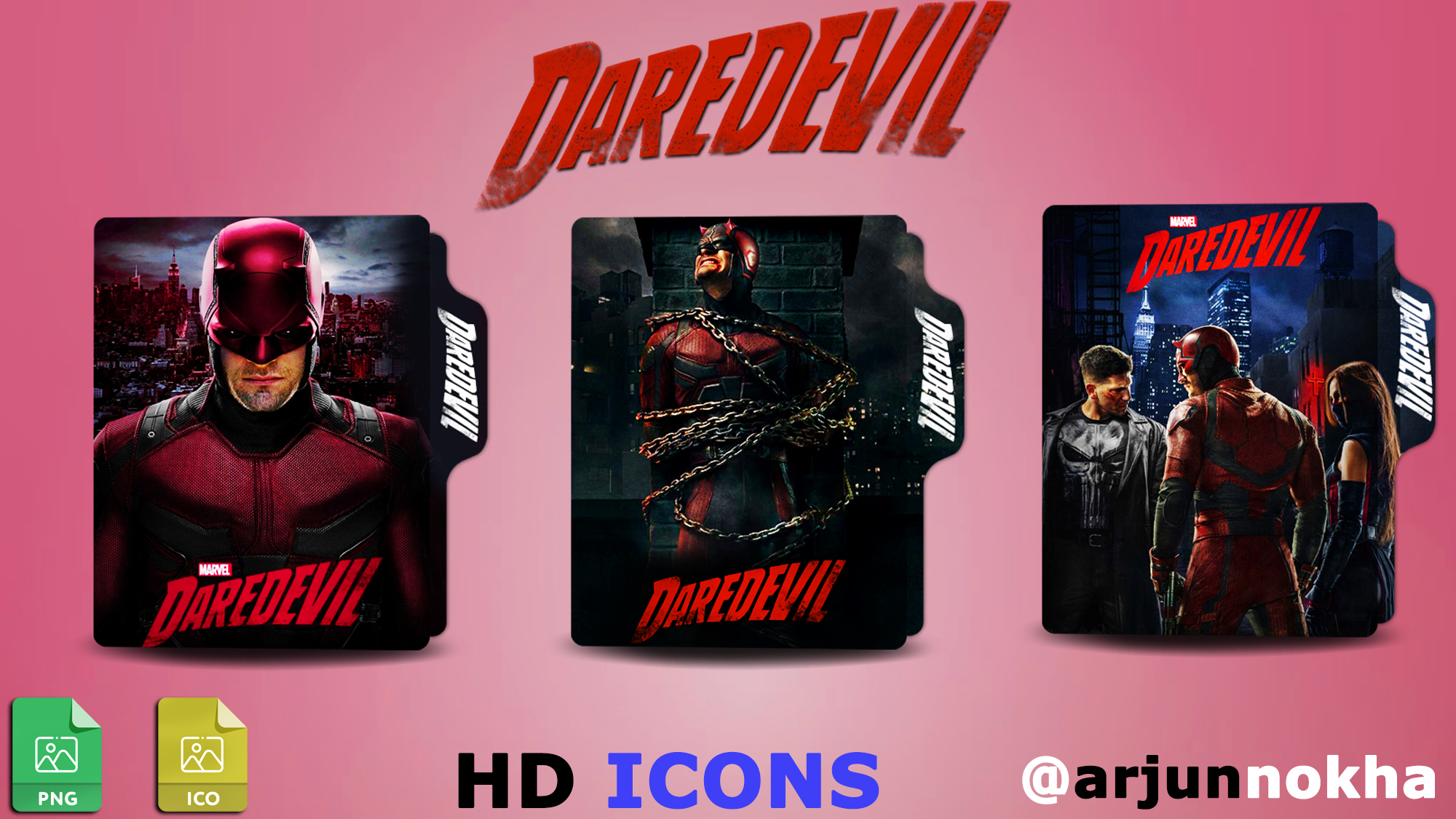 Daredevil (2015-2018) Folder Icons by arjunnokha on DeviantArt