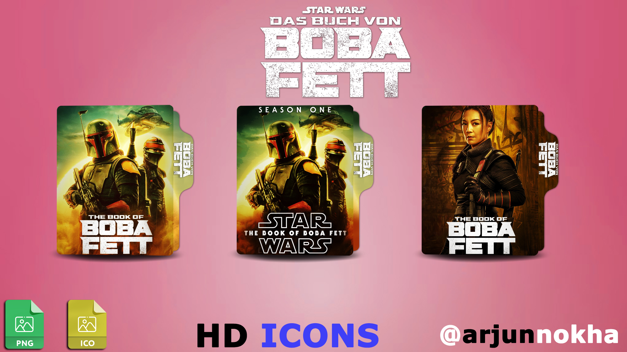 The Book of Boba Fett (2022) Folder Icons by arjunnokha on DeviantArt