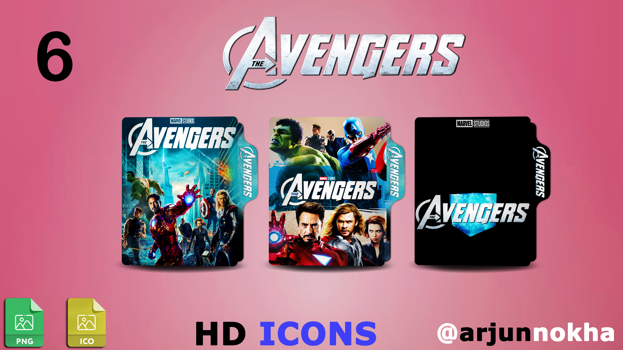 6. The Avengers (2012) Folder Icons by arjunnokha on DeviantArt