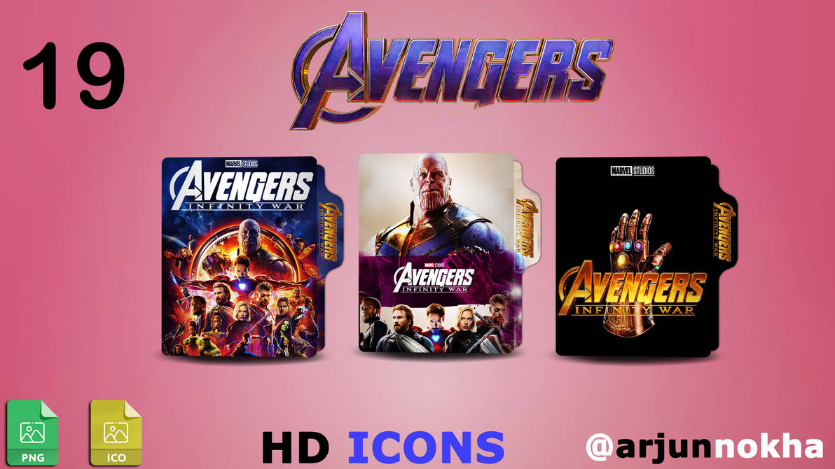 19. Avengers Infinity War (2018) Folder Icons by arjunnokha on DeviantArt